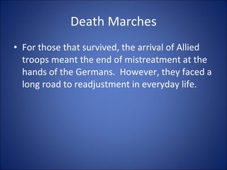 Resistance And Death Marches | PPT