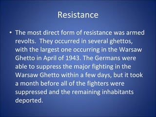 Resistance And Death Marches | PPT