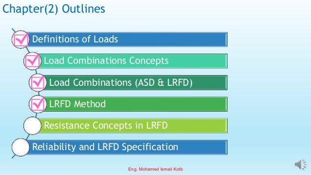 Resistance and resistance factor in LRFD شرح الكود المصرى للأحمال ECP ...