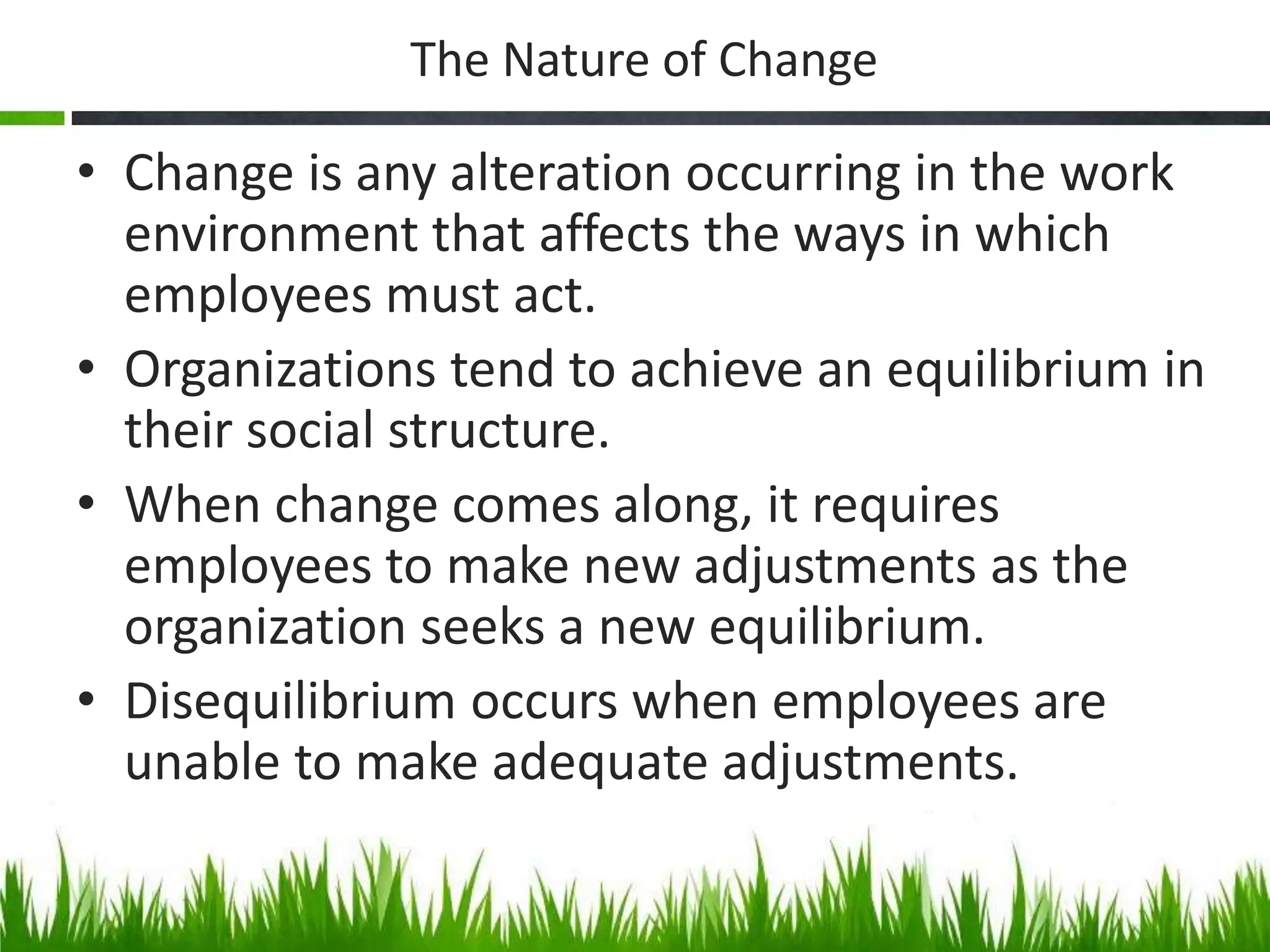 Resistance and types of resistance to change | PPTX