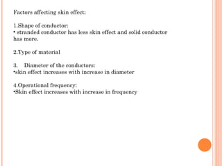 Resistance,bundled conductor,skin effect,proximity effect | PPT