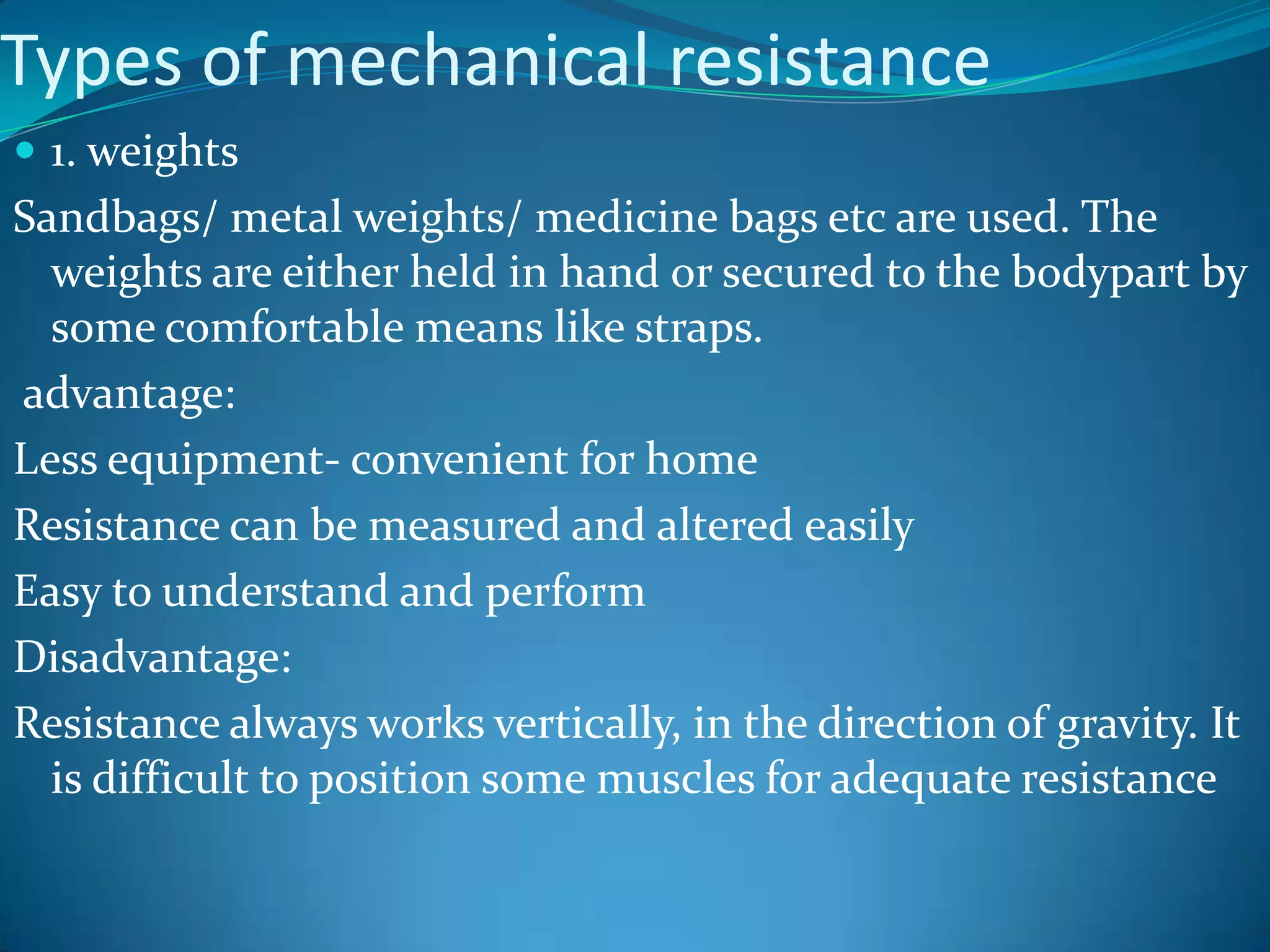 Resistance exercise | PPTX