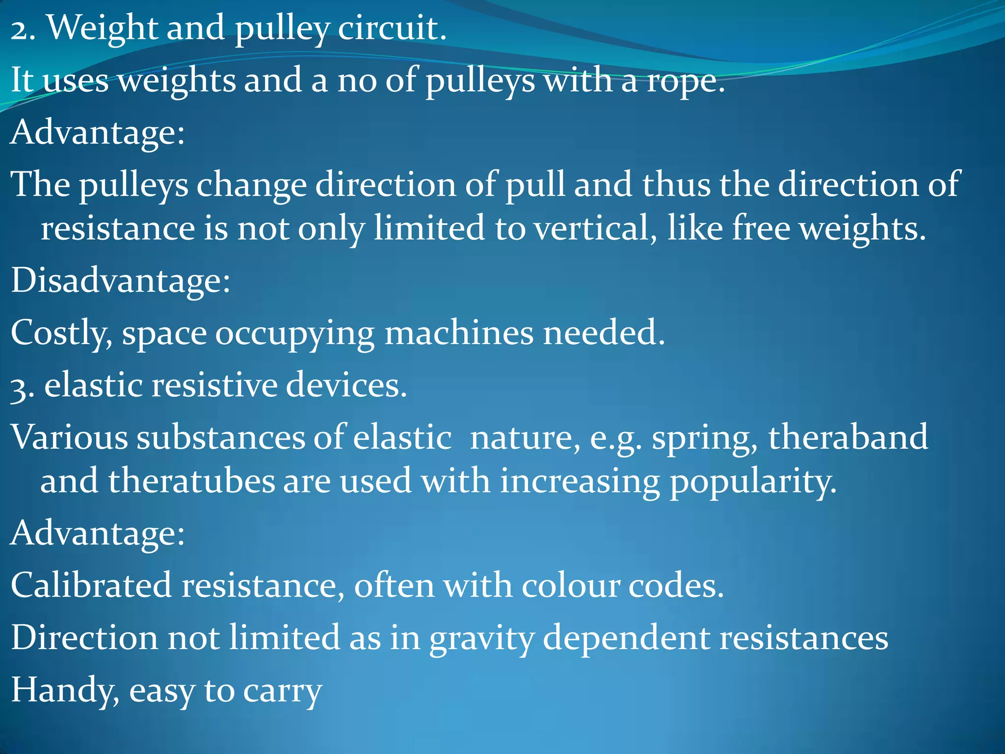Resistance exercise | PPTX
