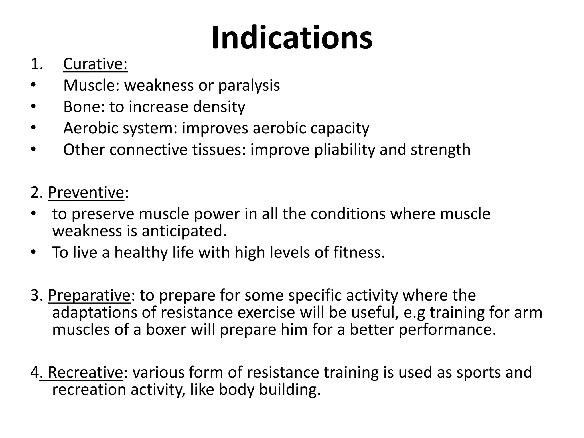 Resistance exercises | PPTX