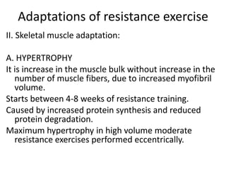 Resistance exercises | PPTX