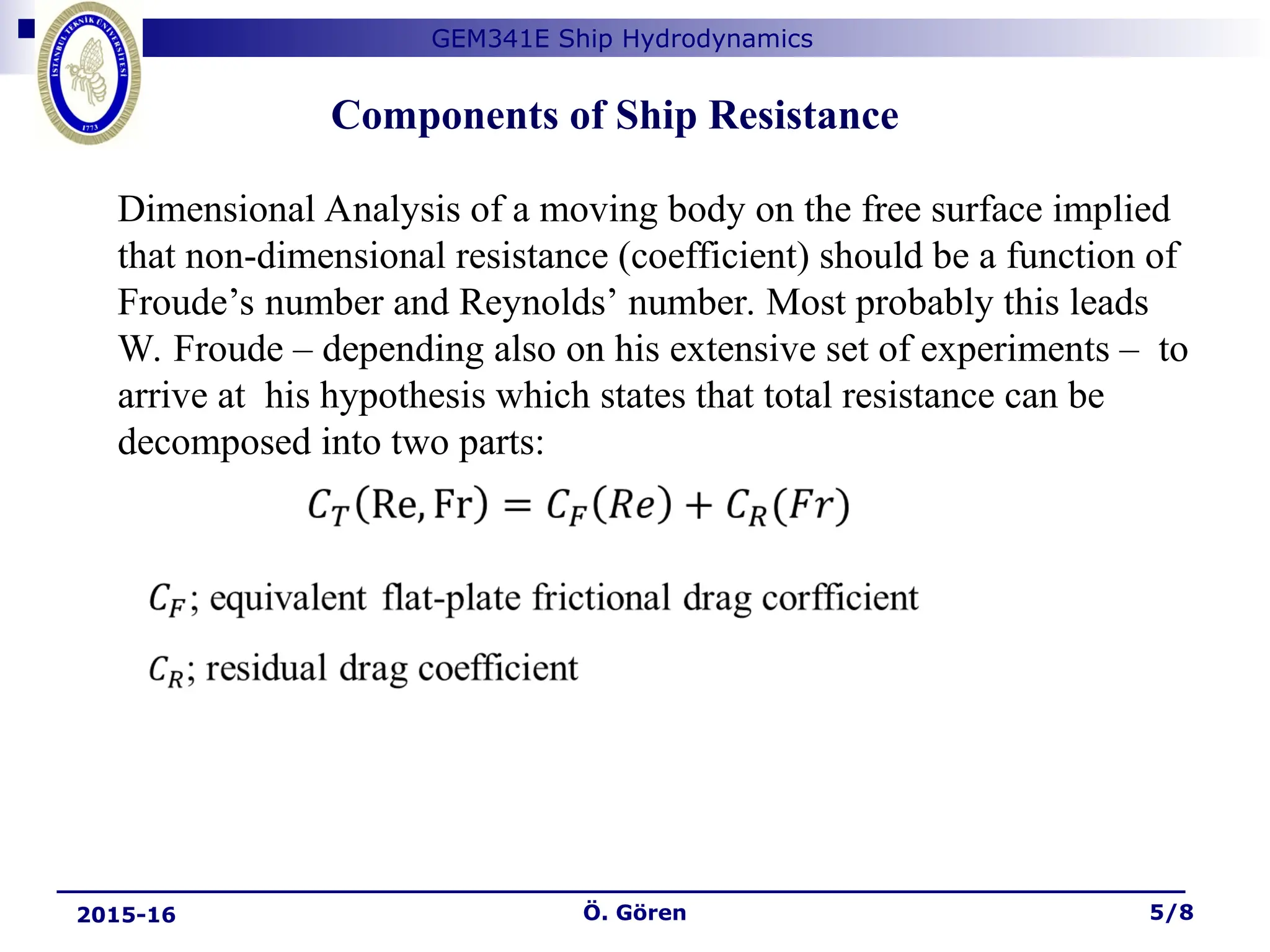 Resistance_LN-1Naval Architecture and Marine Engineering | PPT