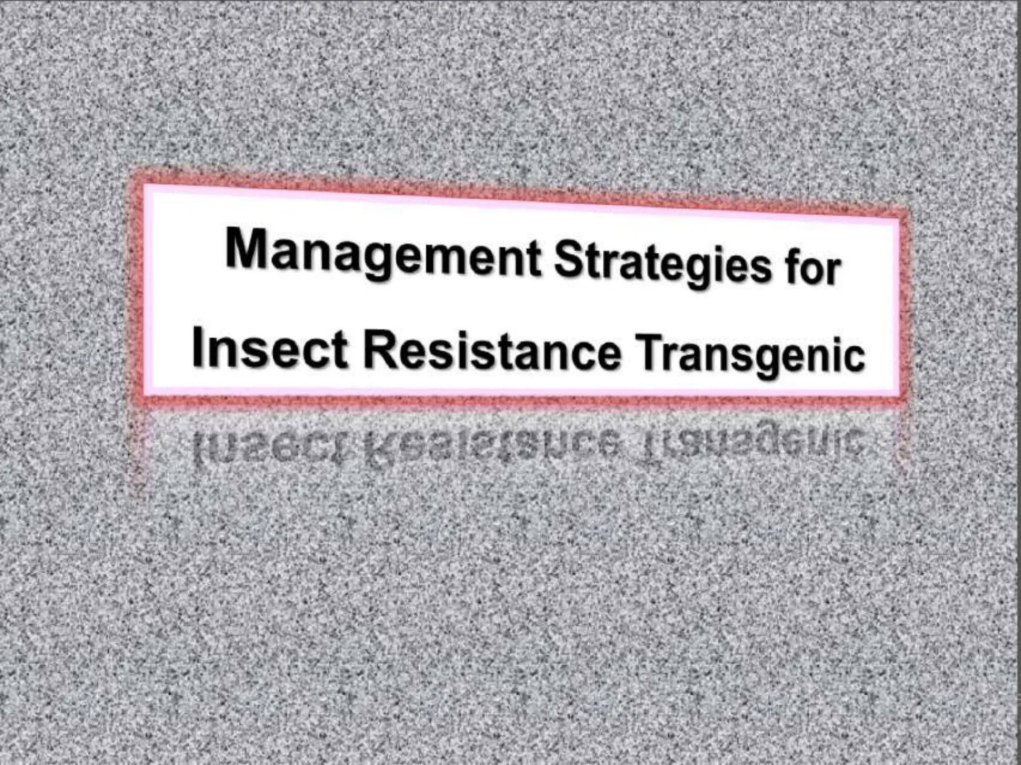 Resistance Management Strategies in transgenic crops.pptx