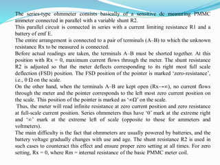 Resistance measurement of all ranges resistances | PDF