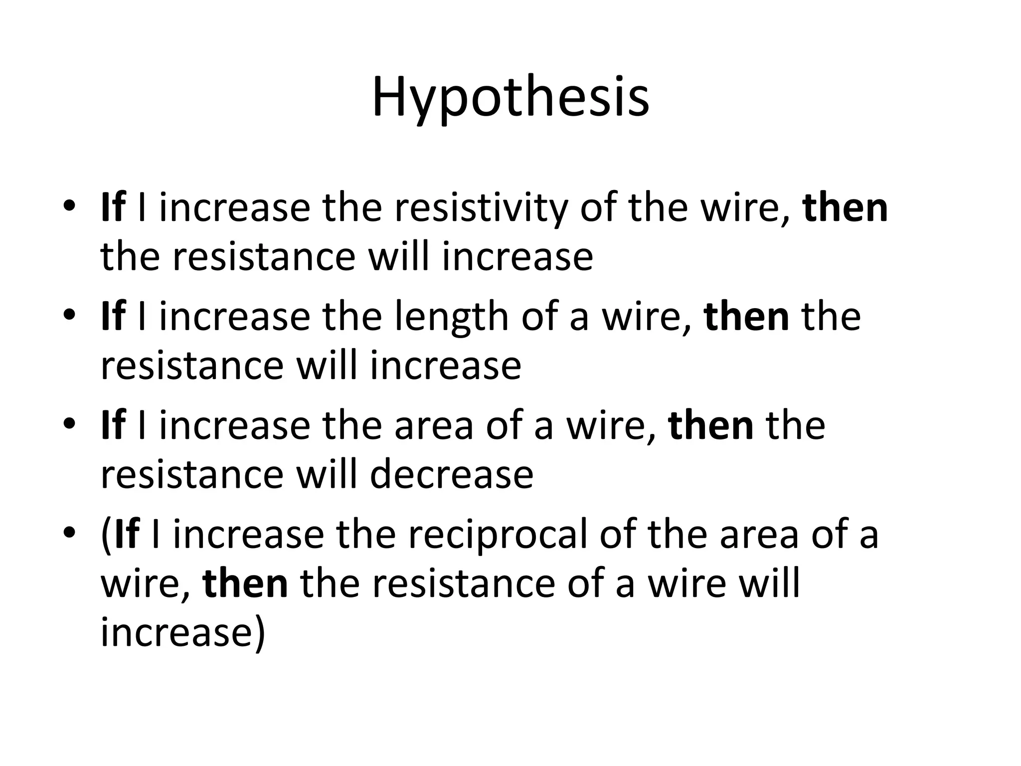 Resistance of a wire | PPTX