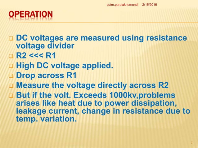 Resistance potential divider | PPTX | Physics | Science