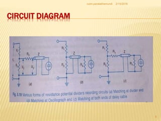 Resistance potential divider | PPTX