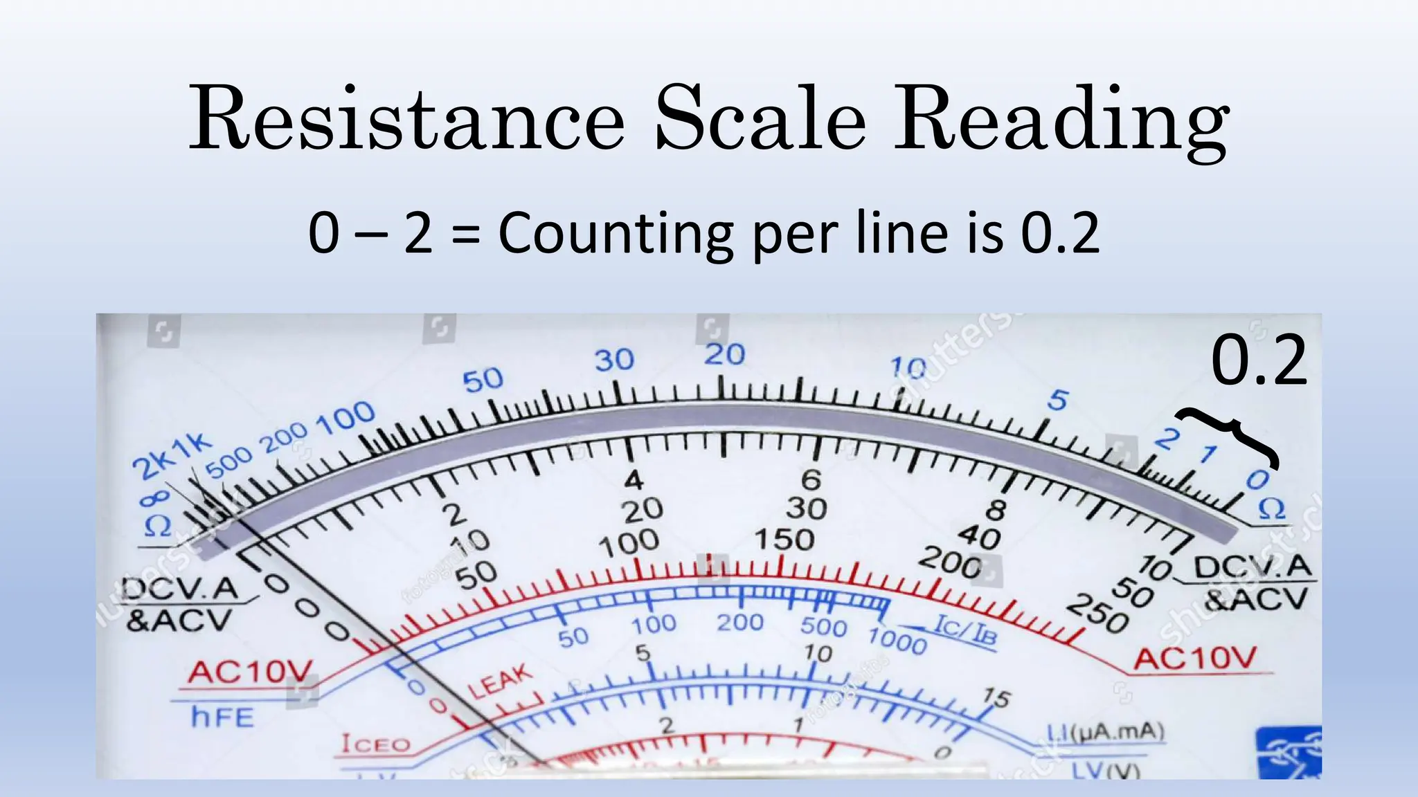 Resistance Reading multimeter or multi tester | PPTX