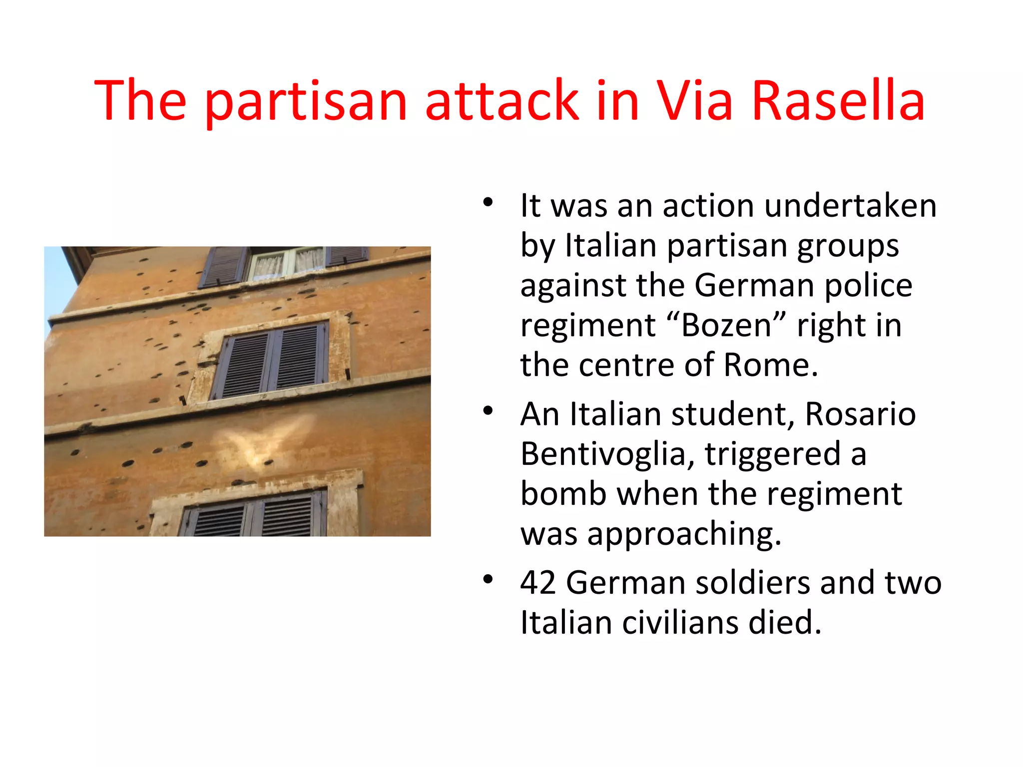 Resistance rome | PPT