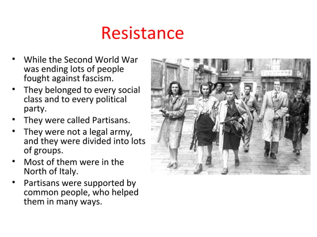 Resistance rome | PPT