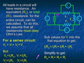 Grade 9, U2-L5 Equivalent Resistance and Complex CCT's | PPT | Consumer ...
