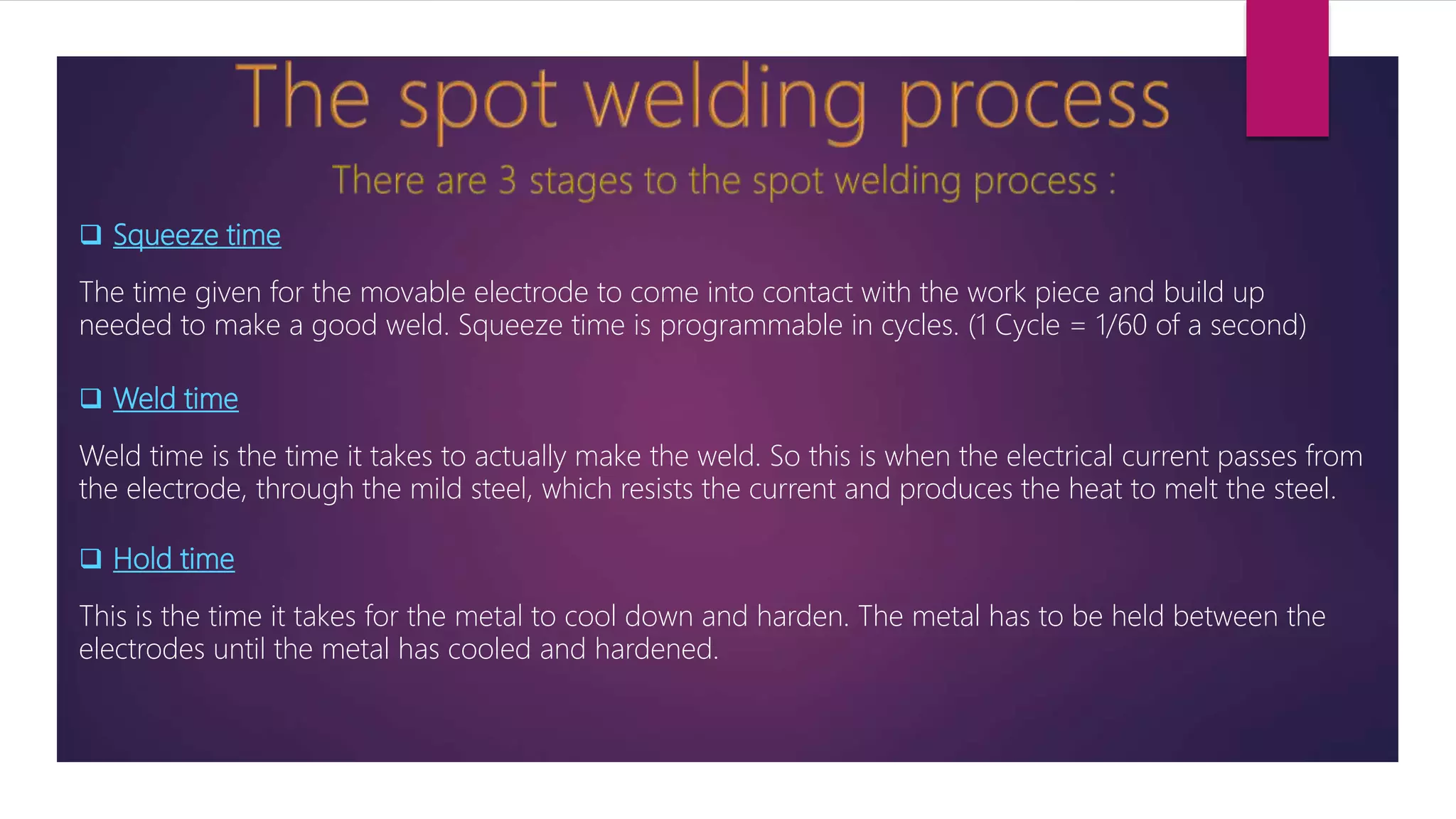 Resistance spot welding | PPTX | Physics | Science