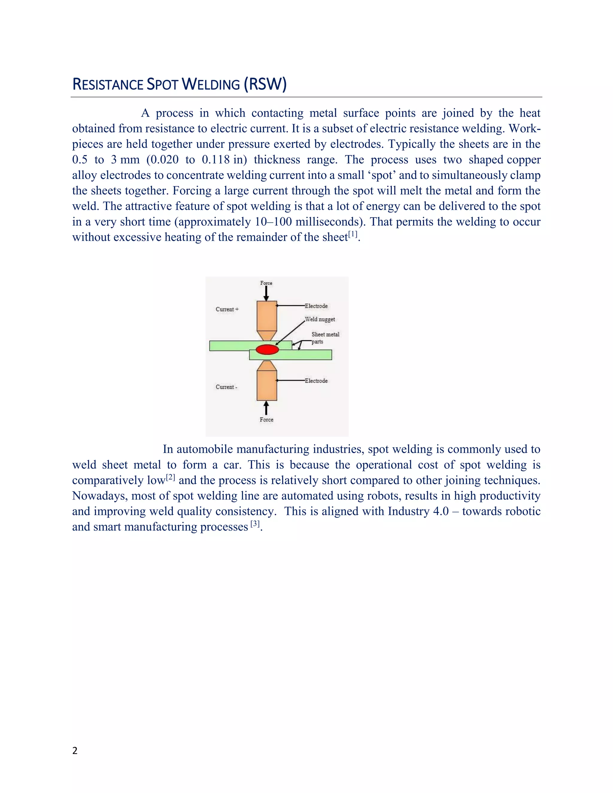 Resistance spot welding - impact of process parameters on weld nugget formation | PDF