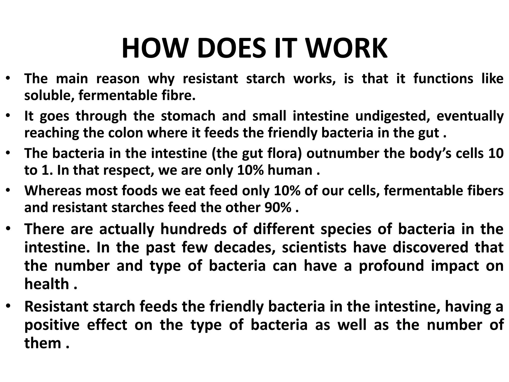 Resistance starch presentation | PPTX
