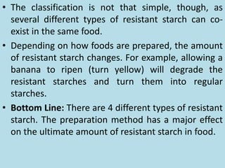 Resistance starch presentation | PPTX