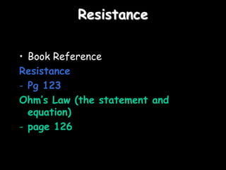 Resistance | PPT