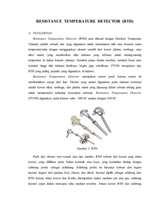 Resistance temperature detector | DOCX