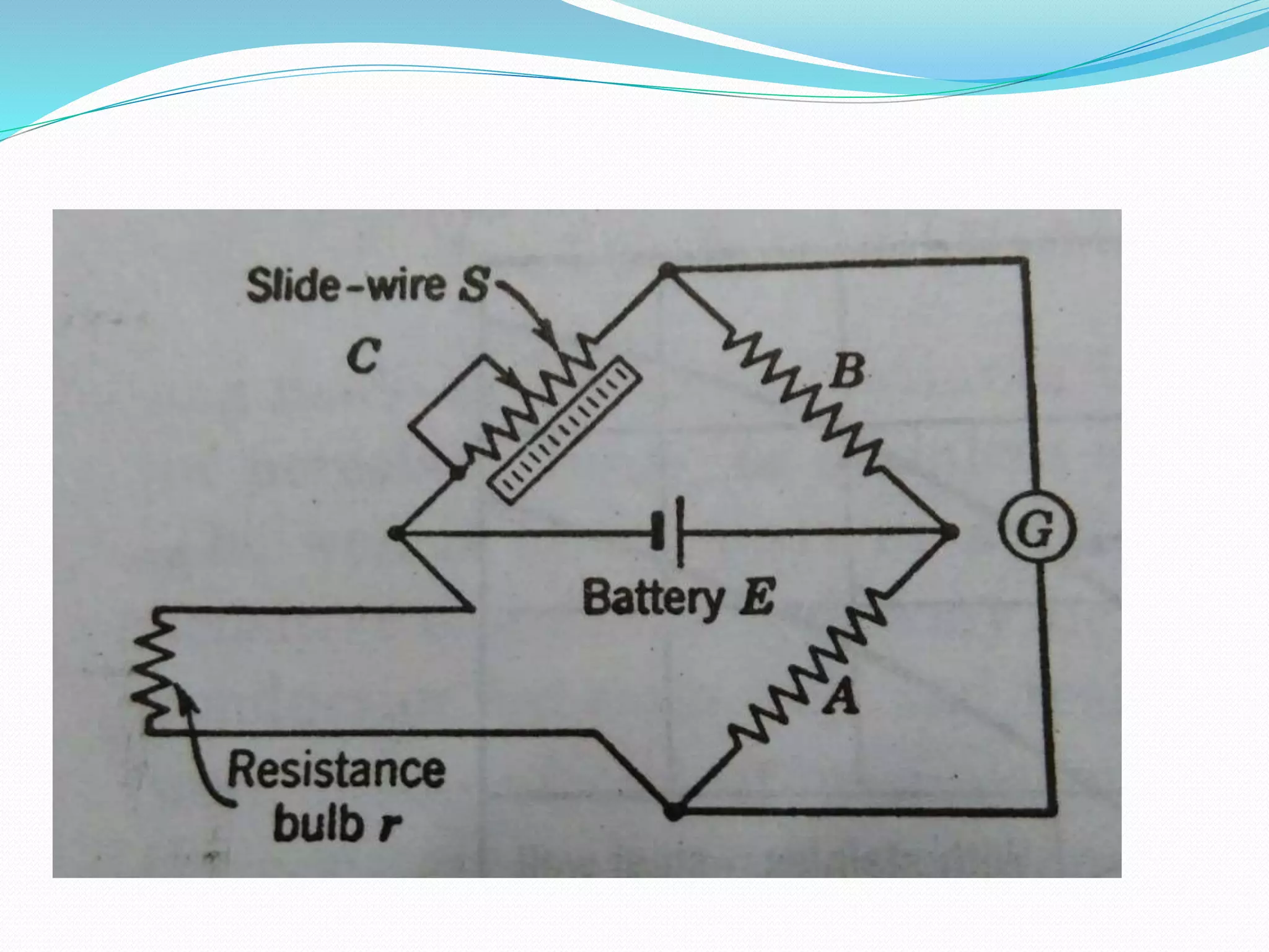 Resistance thermometer circuit | PPTX