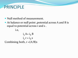 Resistance thermometer circuit | PPTX