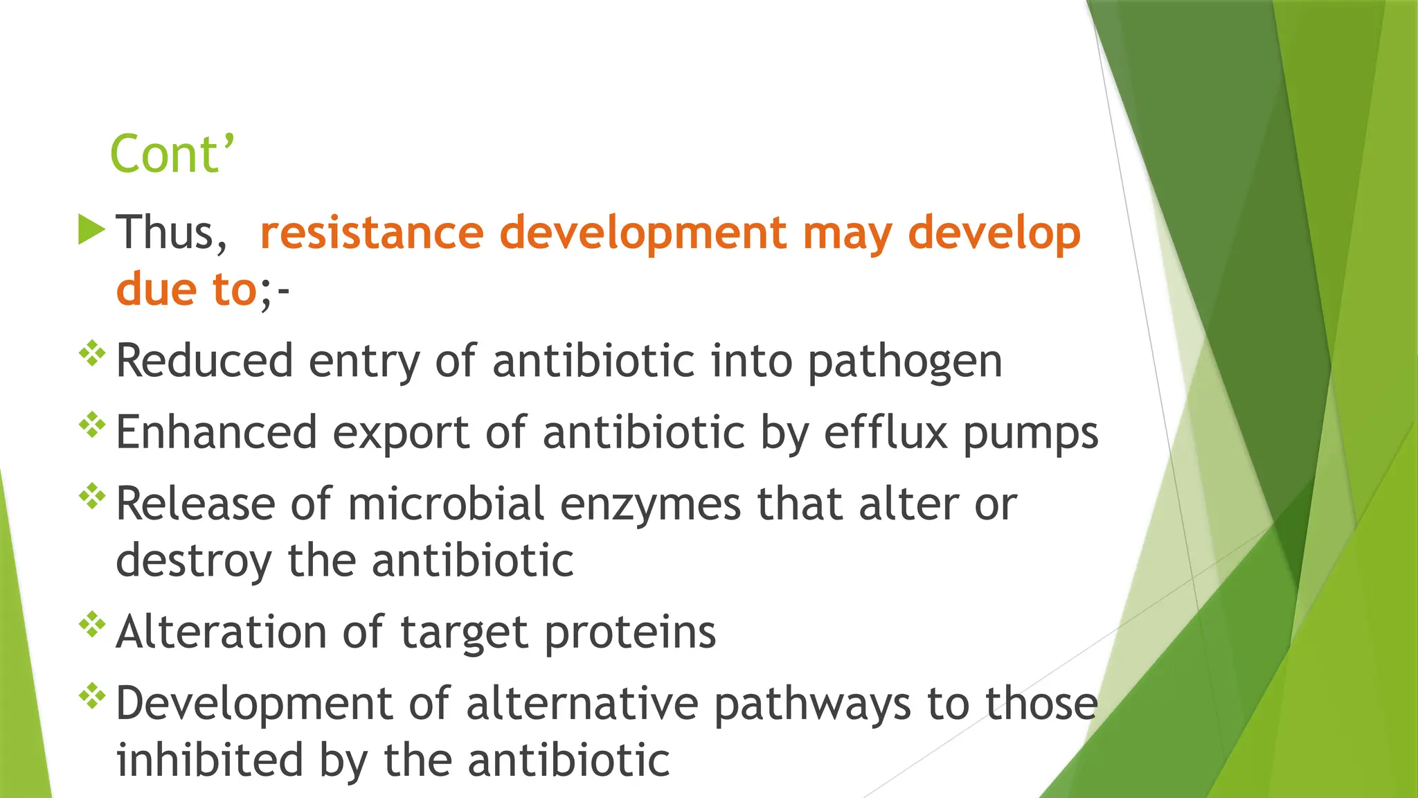 Pharmacology; Resistance to Antimicrobial Agents | PPTX