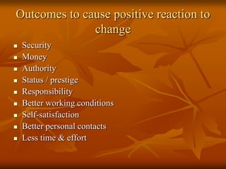 Resistance to change | PPTX