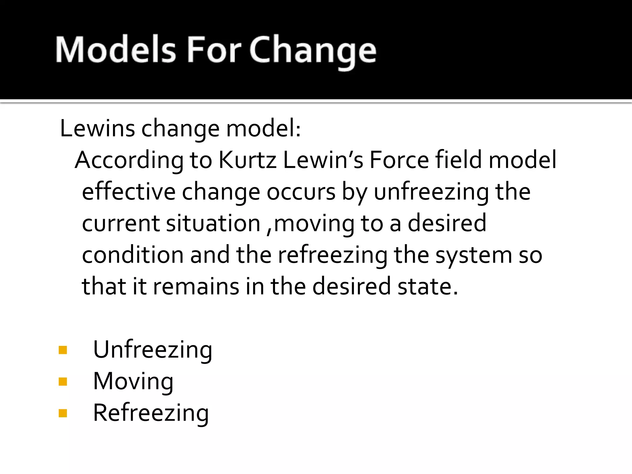 Resistance to change | PPTX