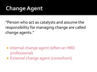 Resistance to change | PPTX