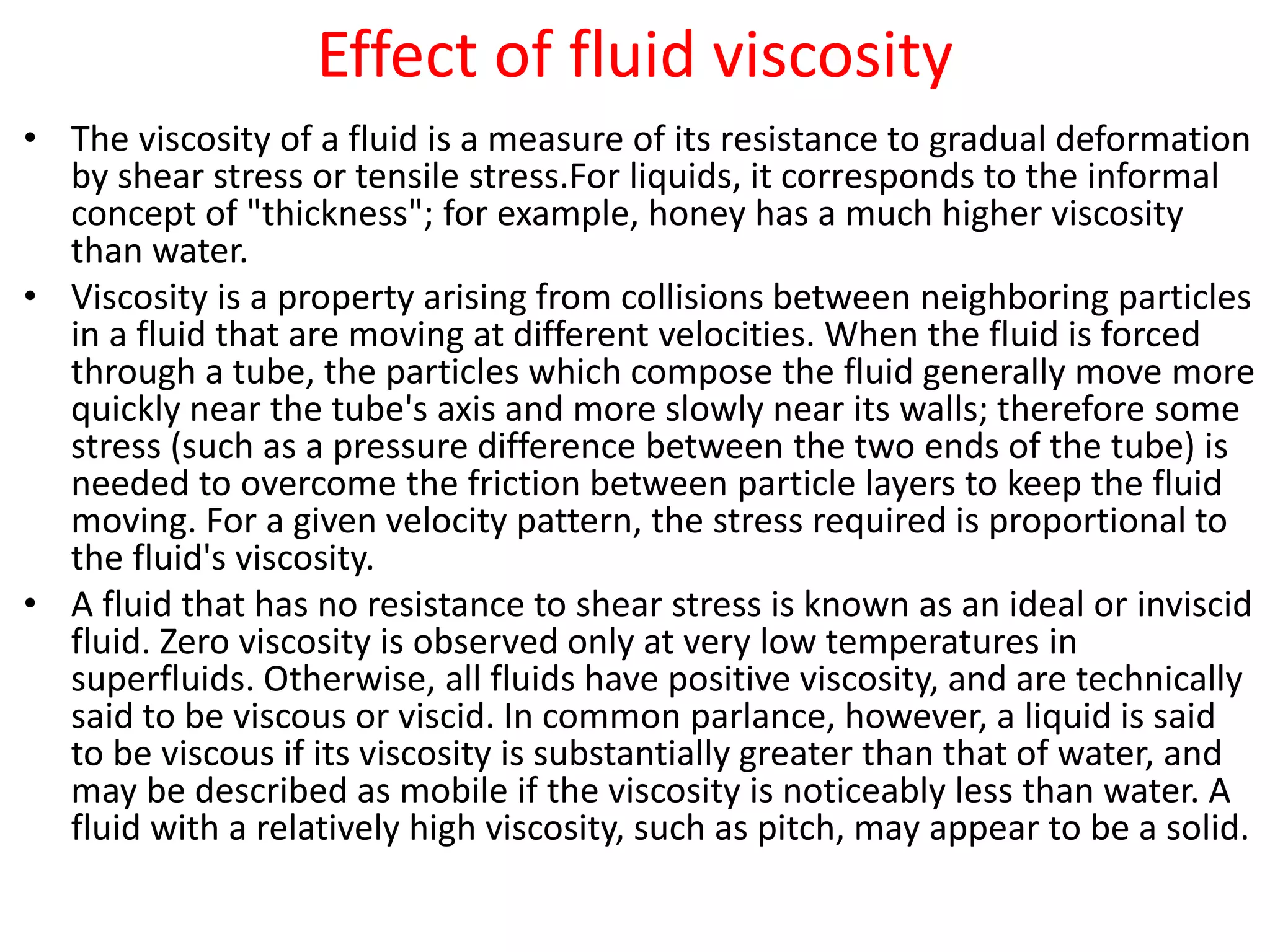 Resistance to flow | PPTX