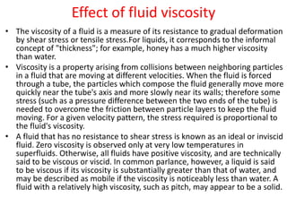 Resistance to flow | PPTX