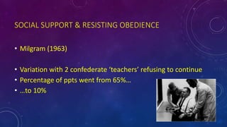 Resistance to social influence | PPTX