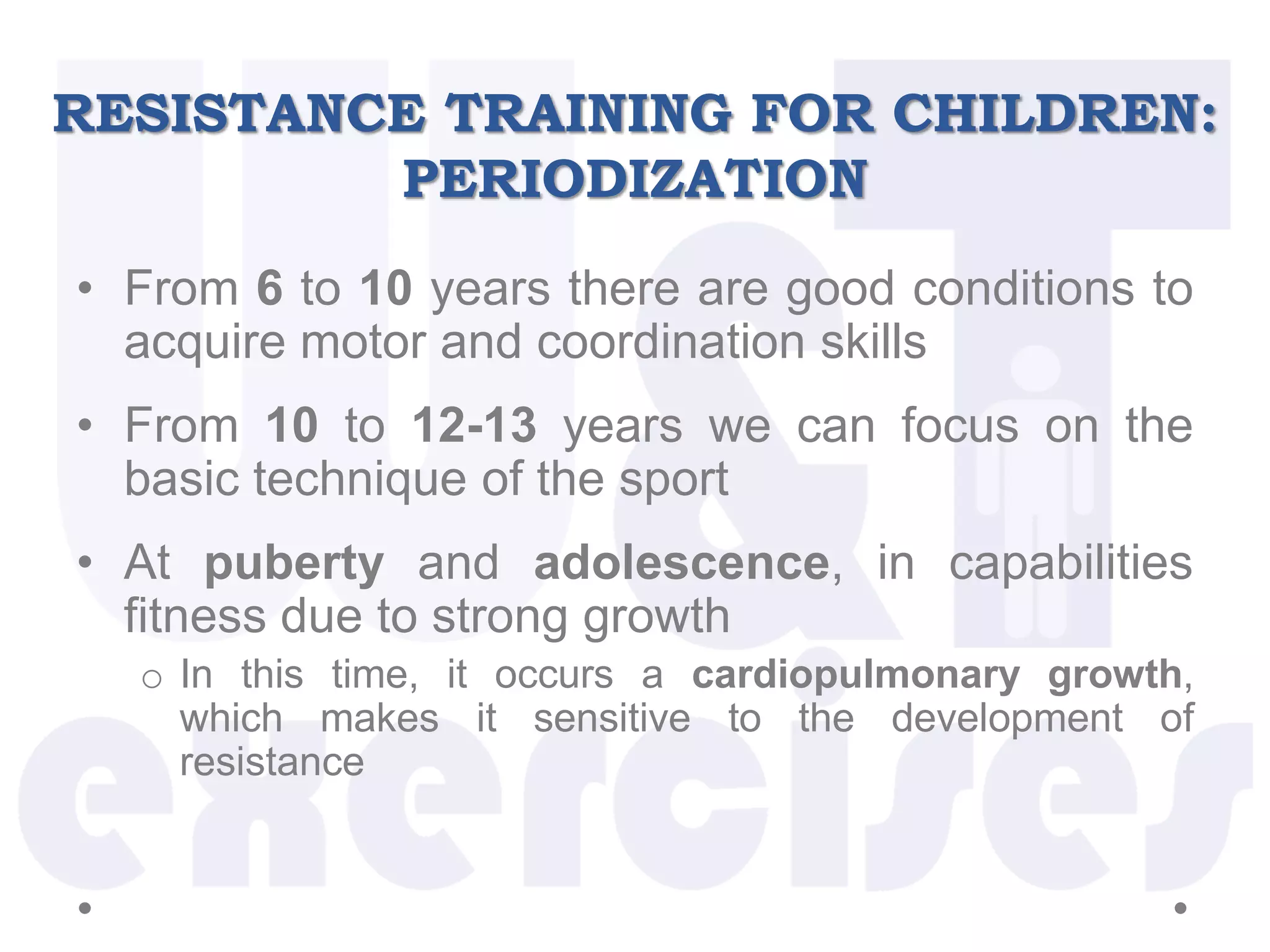 Resistance training for children | PPTX | Children\'s Health | Healthy ...