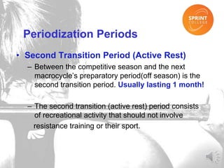 Resistance training periodization | PPTX