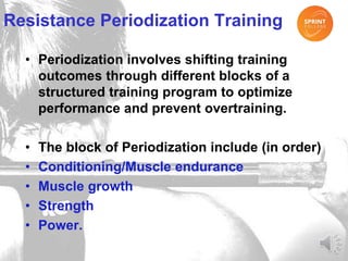 Resistance training periodization | PPTX