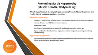 Resistance Training Programming and Progressions | PPTX