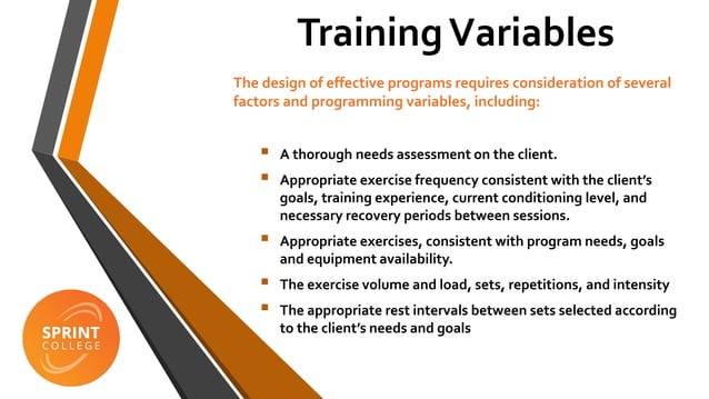 Resistance Training Programming and Progressions | PPT