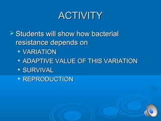Resistance with narrations | PPT | Genetics | Science
