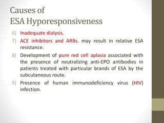 Resistant Anemia in CKD Patients | PPTX