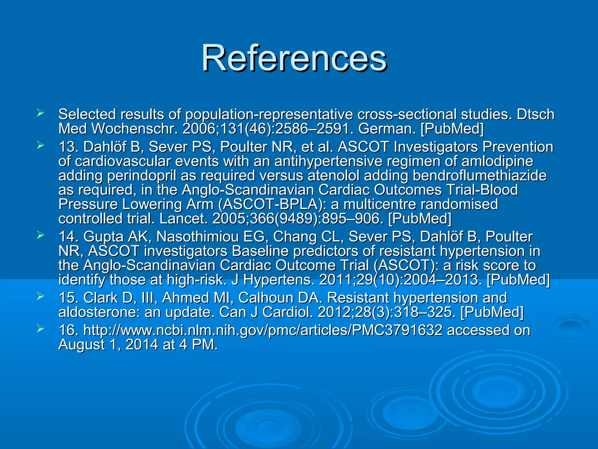 Resistant hypertension | PPT
