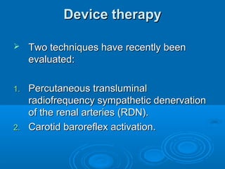 Resistant hypertension | PPT