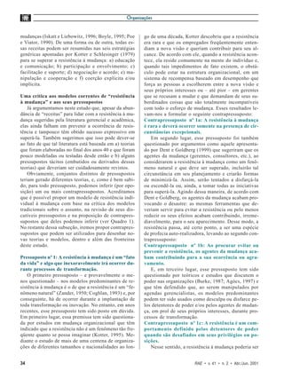 Resistencia a mudança - Uma visão crítica | PDF