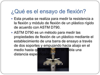 Modulo de tensión y flexión de los plásticos | PPTX