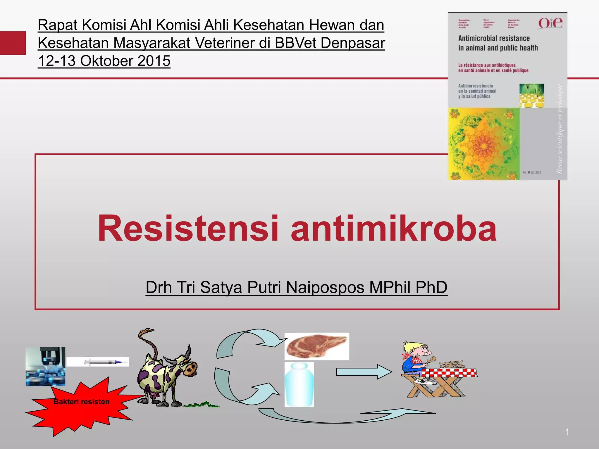 Resistensi Antimikroba - Komisi Ahli Keswan dan Kesmavet - Ditjen PKH ...
