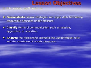 RESISTING-PEER-PRESSURE: A complete guide to holistic development.ppt