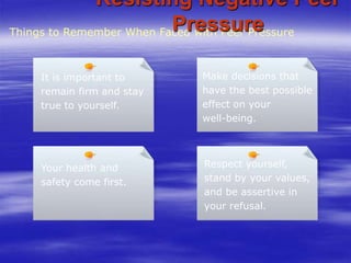 RESISTING-PEER-PRESSURE: A complete guide to holistic development.ppt
