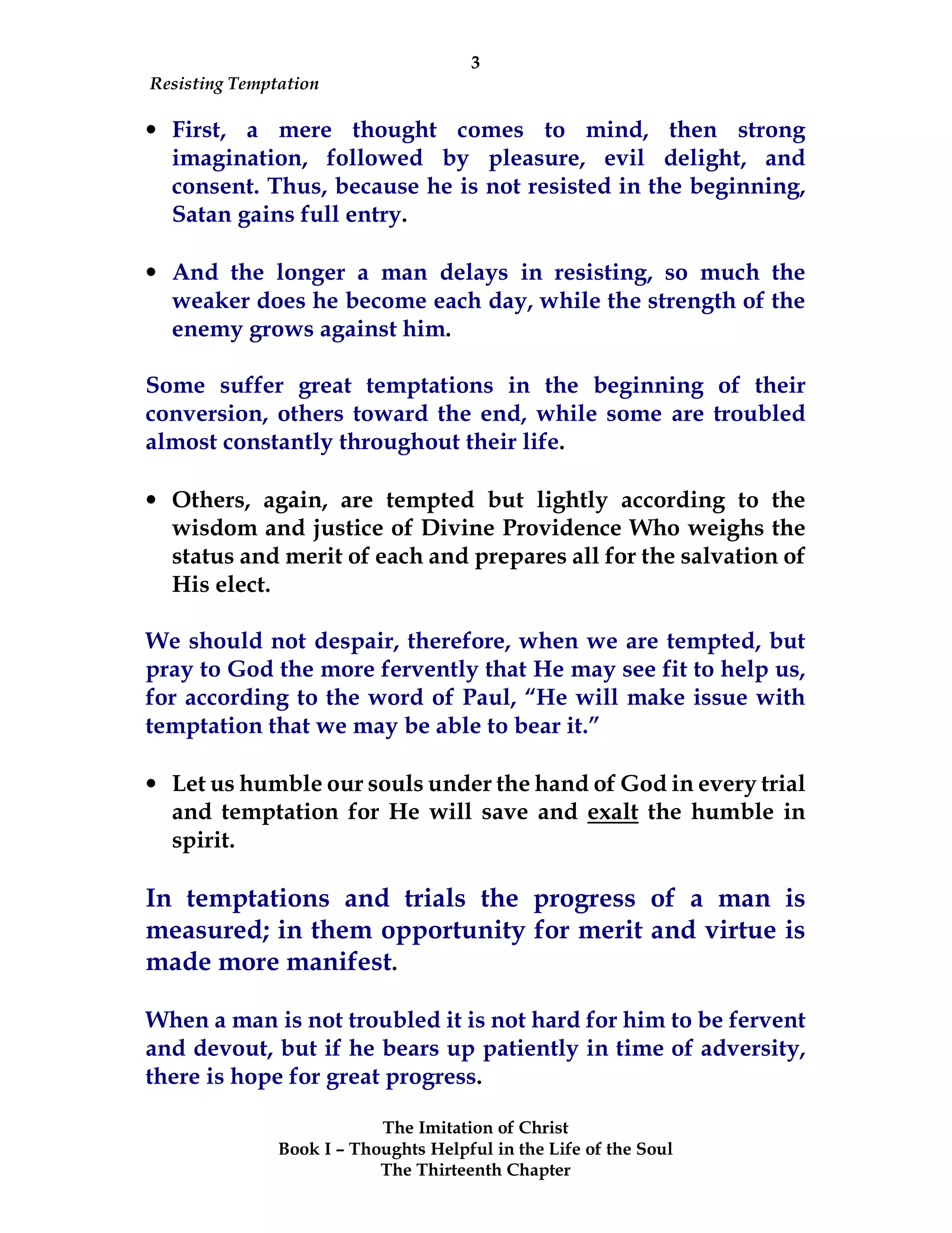 Resisting Temptation | PDF