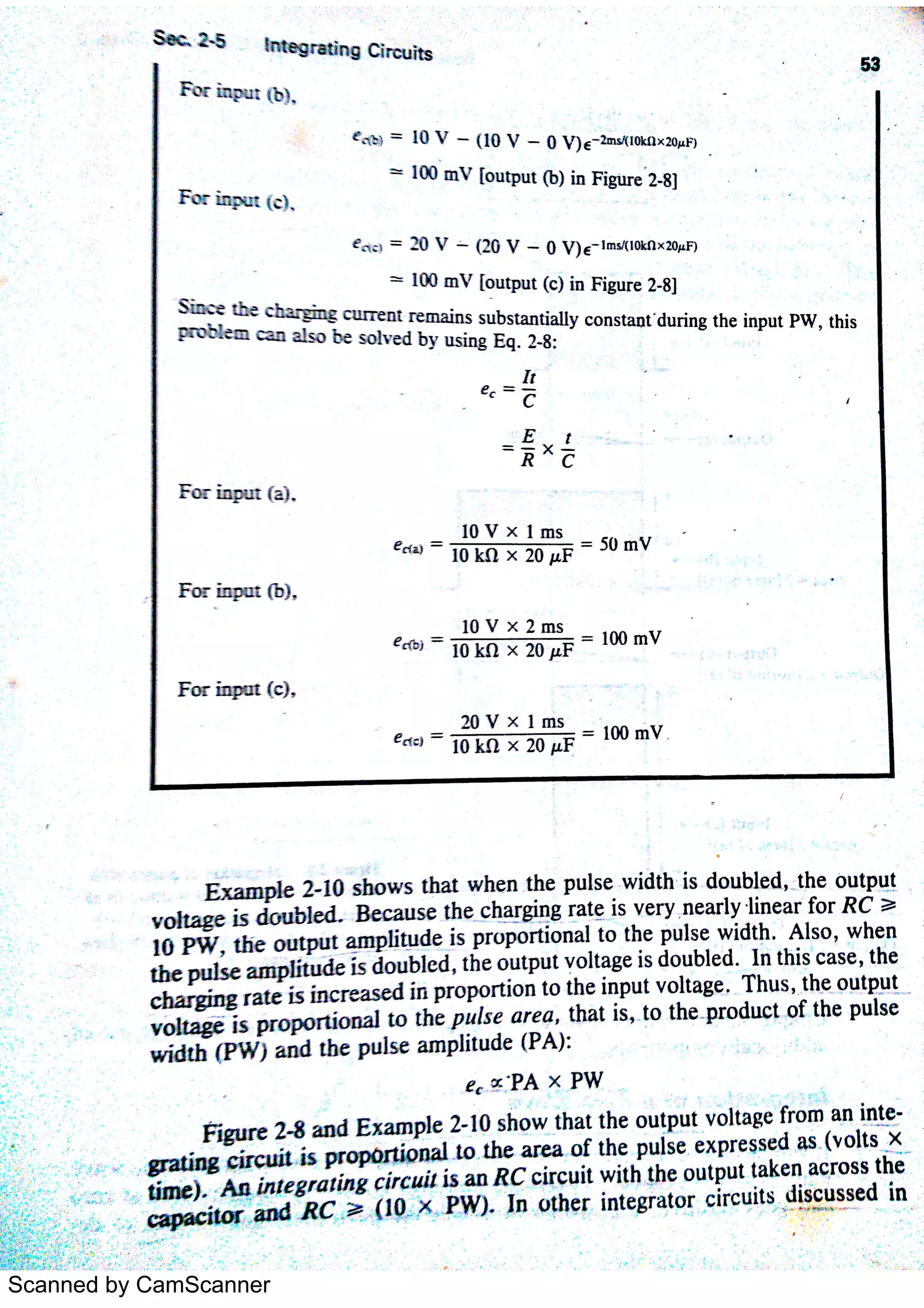Resistive capacitive circuits | PDF